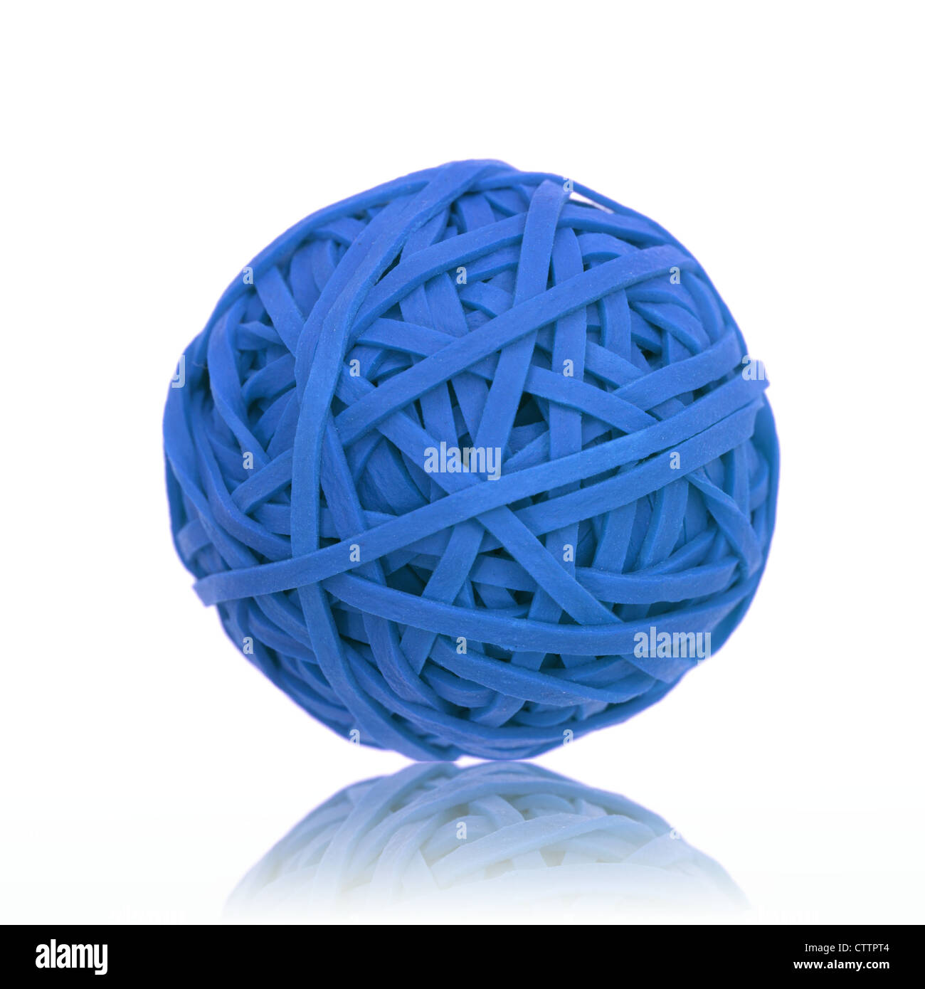 A rubber ball made from rubber bands Stock Photo - Alamy