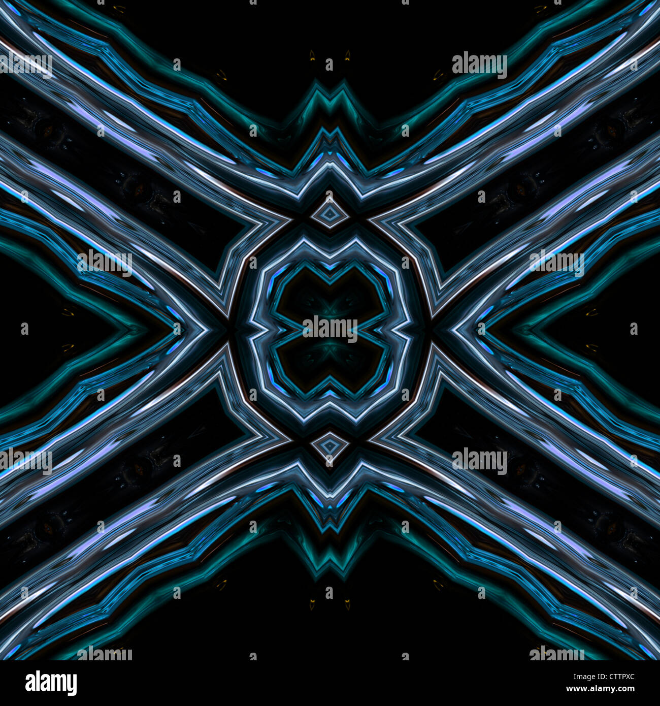 Abstract illustrated glass object Stock Photo - Alamy