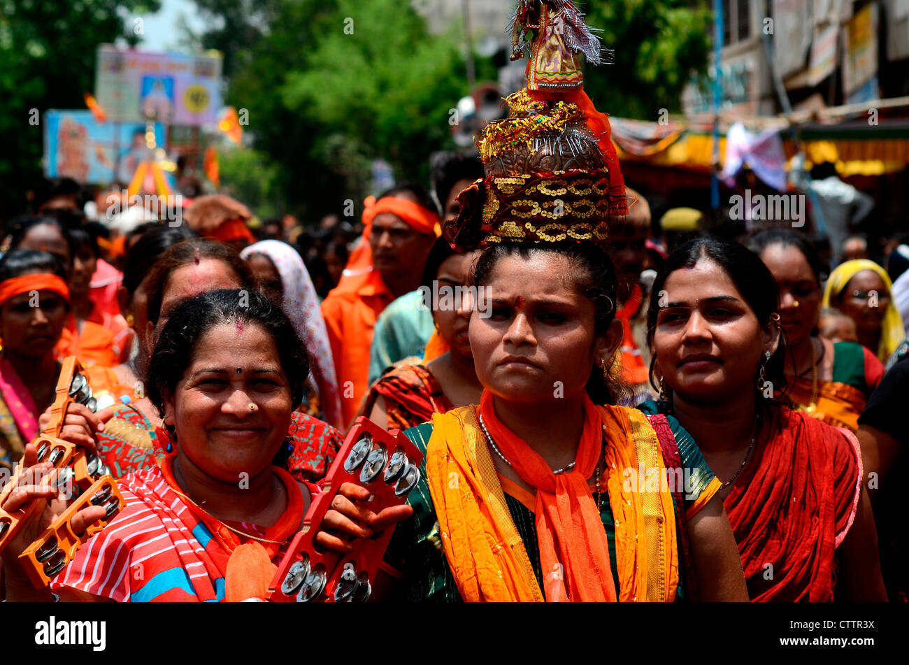 A Hindu religious procession in Gujarat,india Stock Photo - Alamy