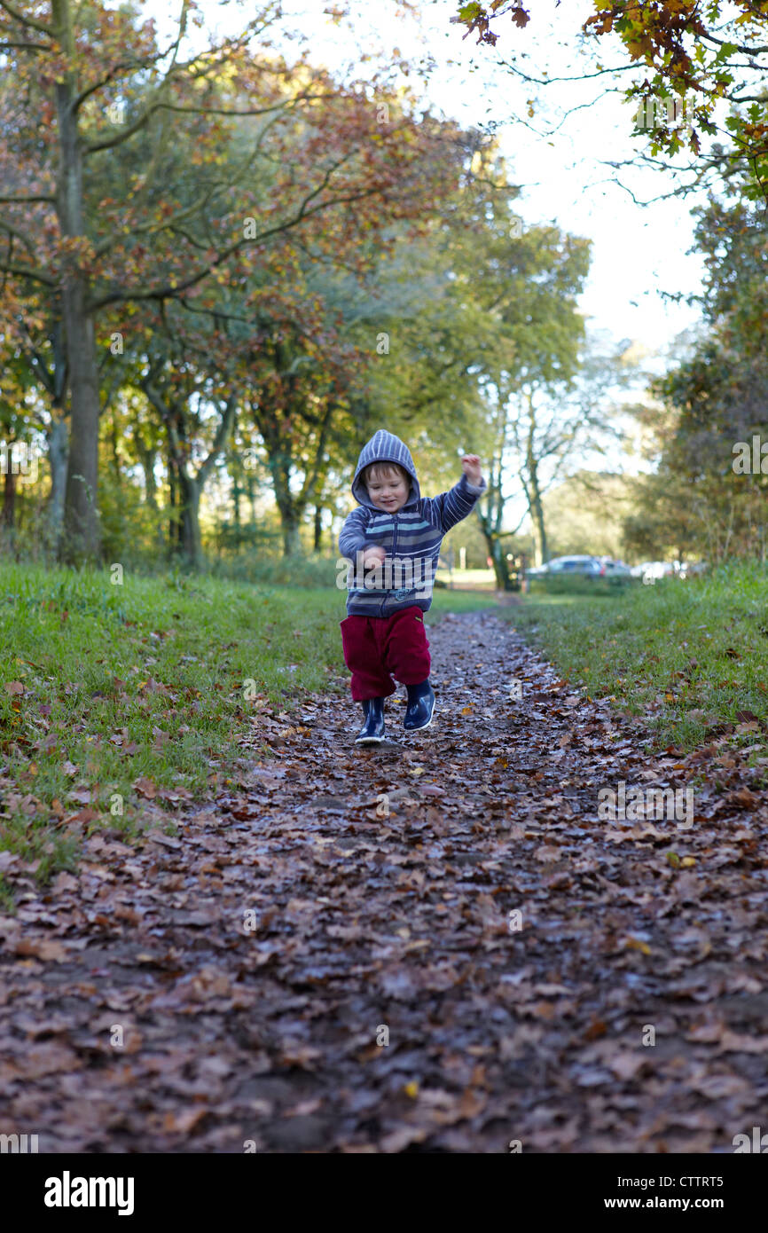 Running wood child hi-res stock photography and images - Alamy