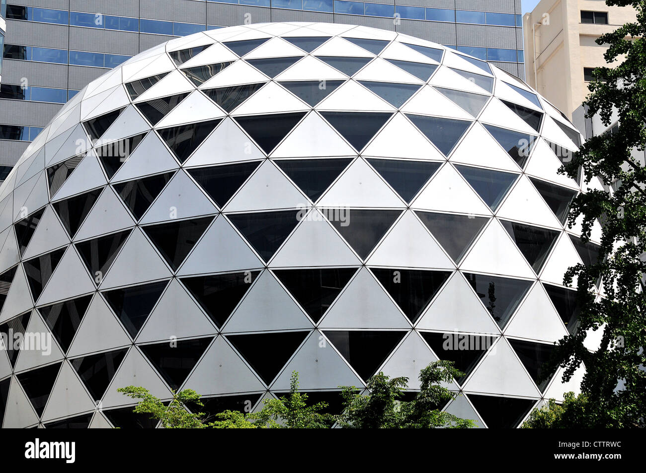 futuristic building Shinjuku Tokyo Japan Asia Stock Photo - Alamy