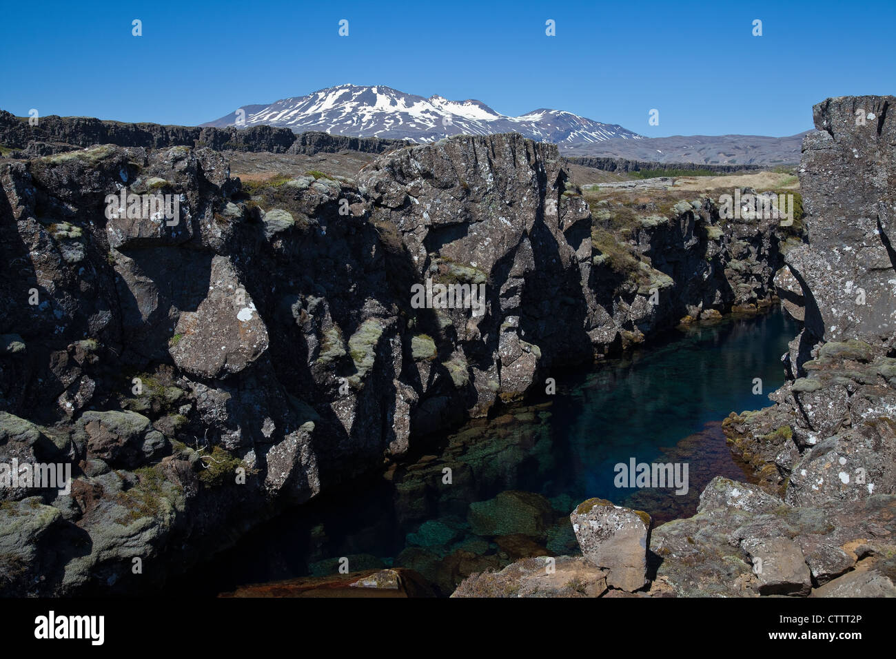 Pingvellir, Hengill Volcanic area, Blaskogabyggd, Iceland Stock Photo ...