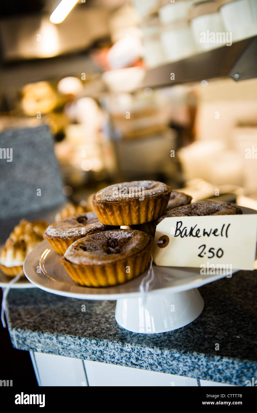Breakfast pastries (bakewell tarts) in BARAVIN, a new pizzeria cafe bar ...