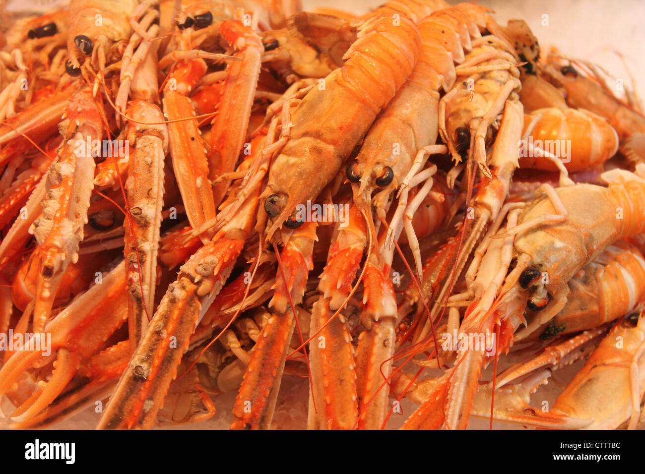 The La Rochelle outdoor and indoor food market Stock Photo - Alamy