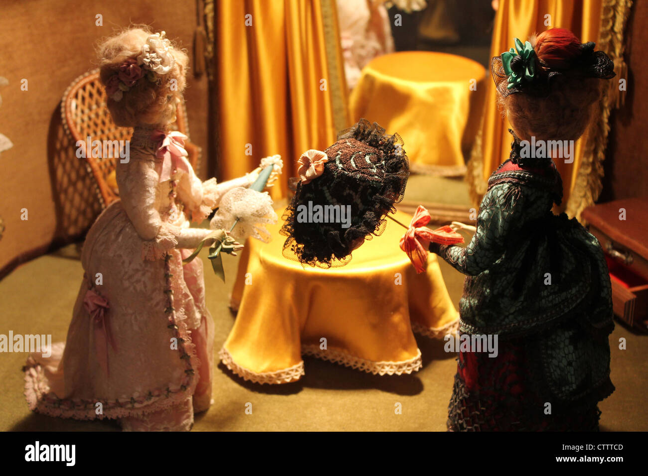 Motorised puppets from the Musée des Automates, La Rochelle, the museum ...