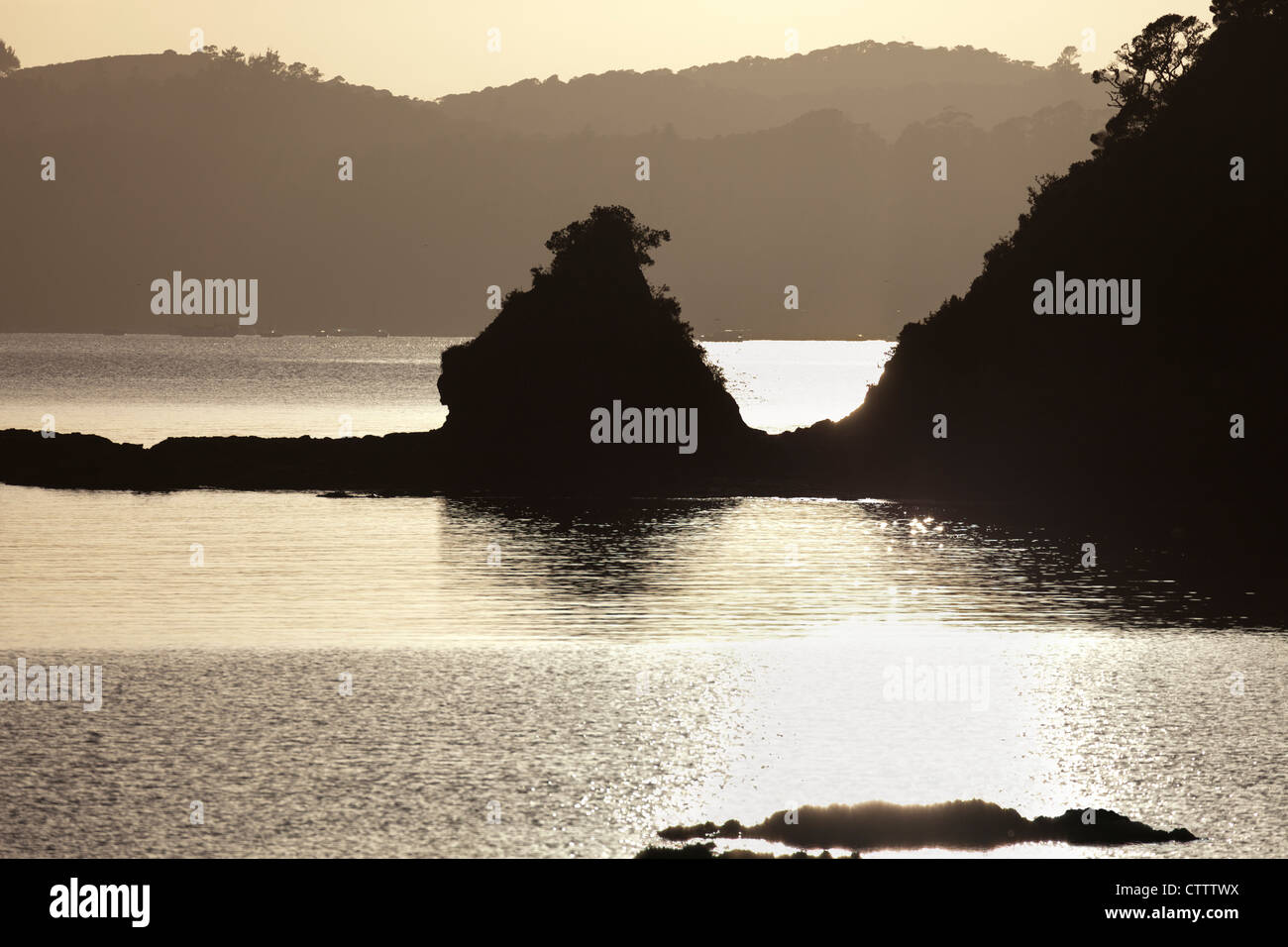 Sunrise, Bay of Islands, New Zealand Stock Photo - Alamy