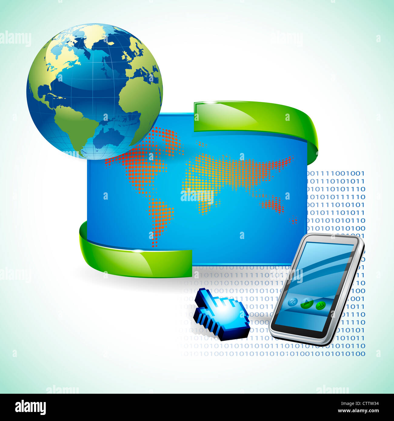 communication in the global computer networks Stock Photo - Alamy