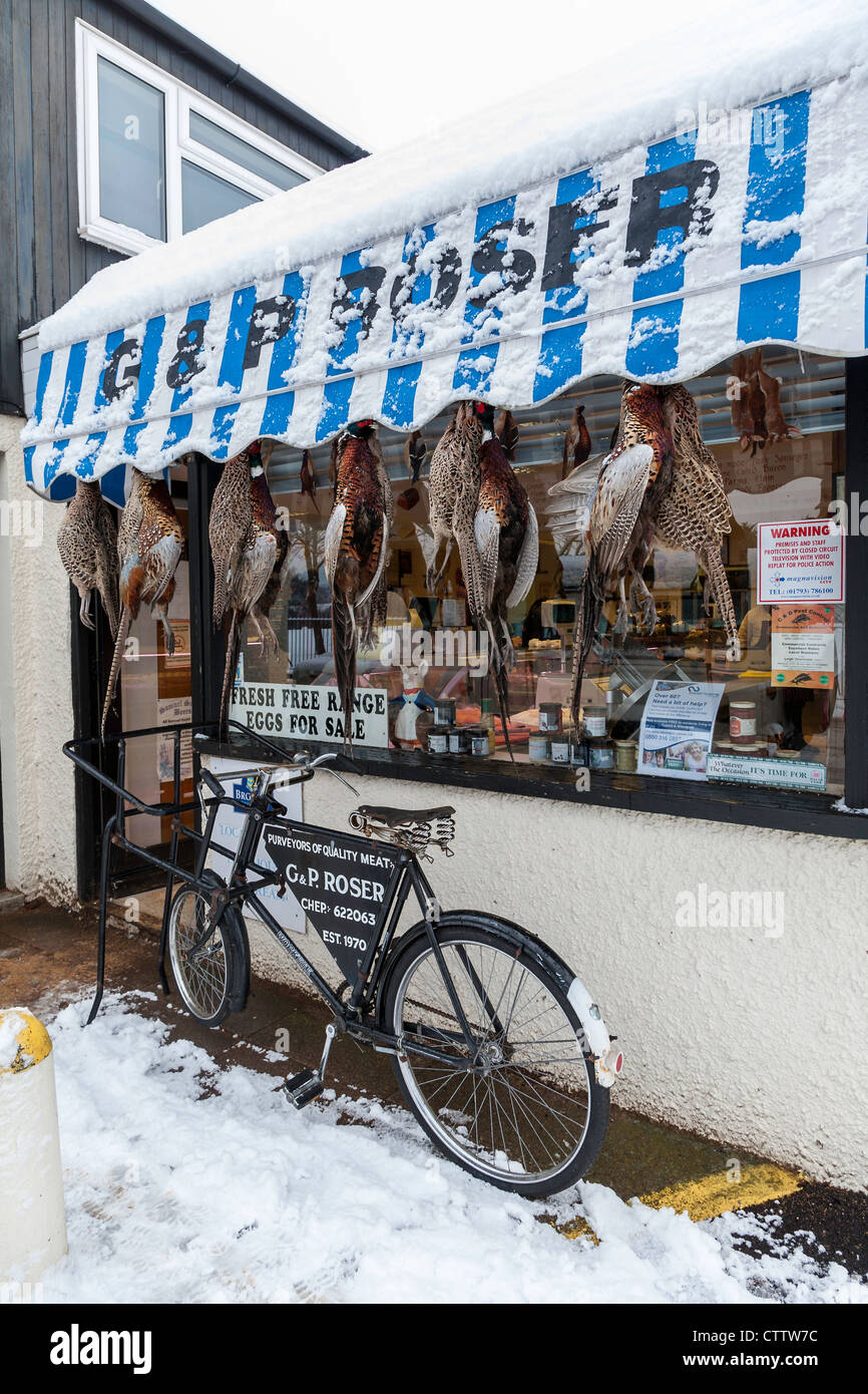 Butchers shop window display in hi-res stock photography and images - Alamy