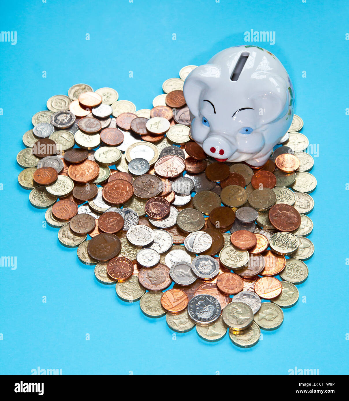 Bank with heart hi-res stock photography and images - Alamy