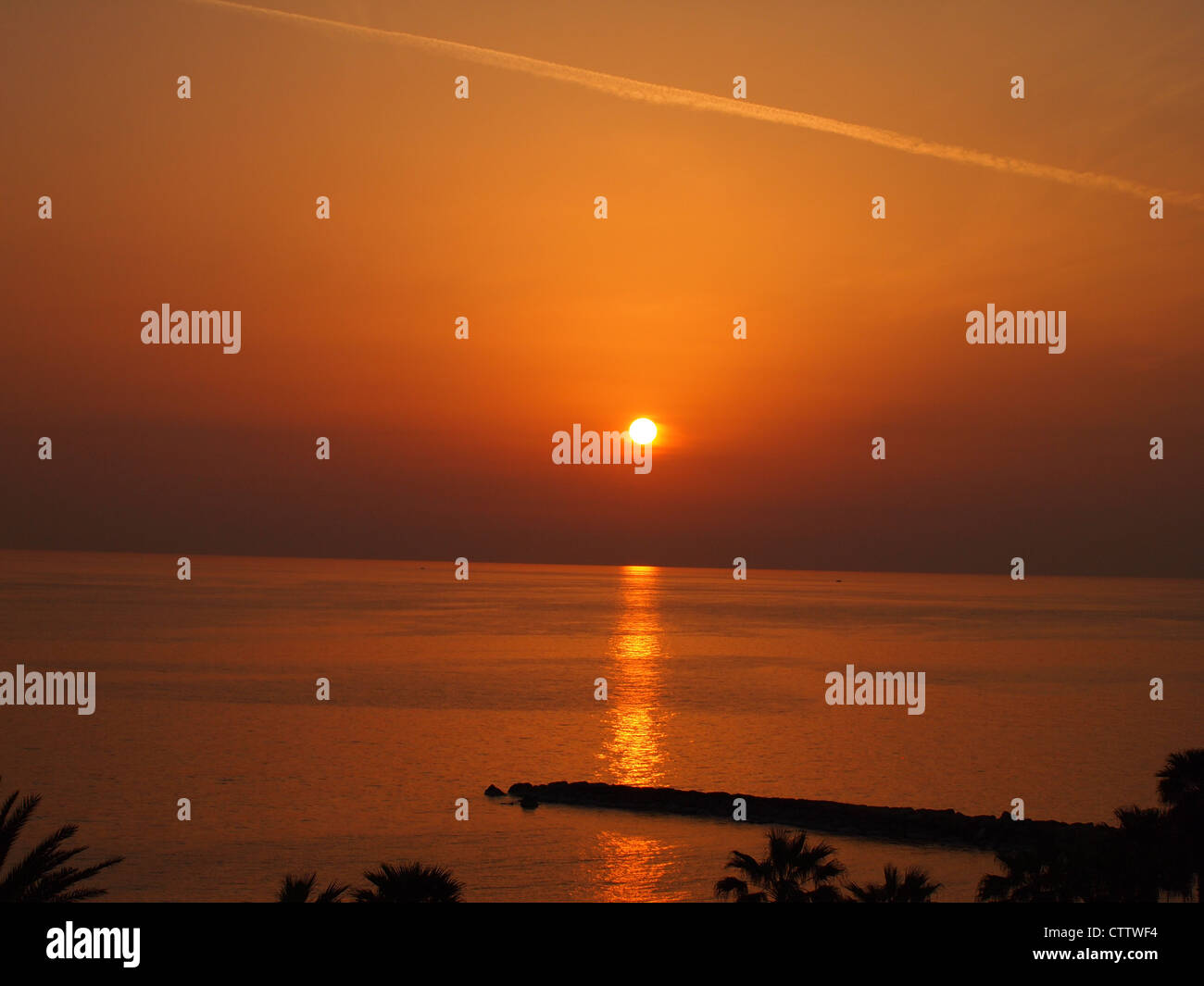 A summer sunset Stock Photo - Alamy