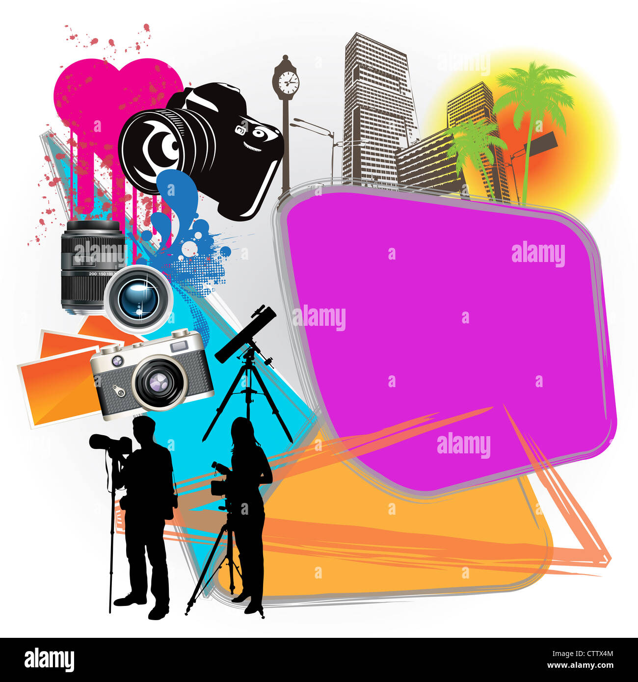 Movie theme icon Cut Out Stock Images & Pictures - Alamy