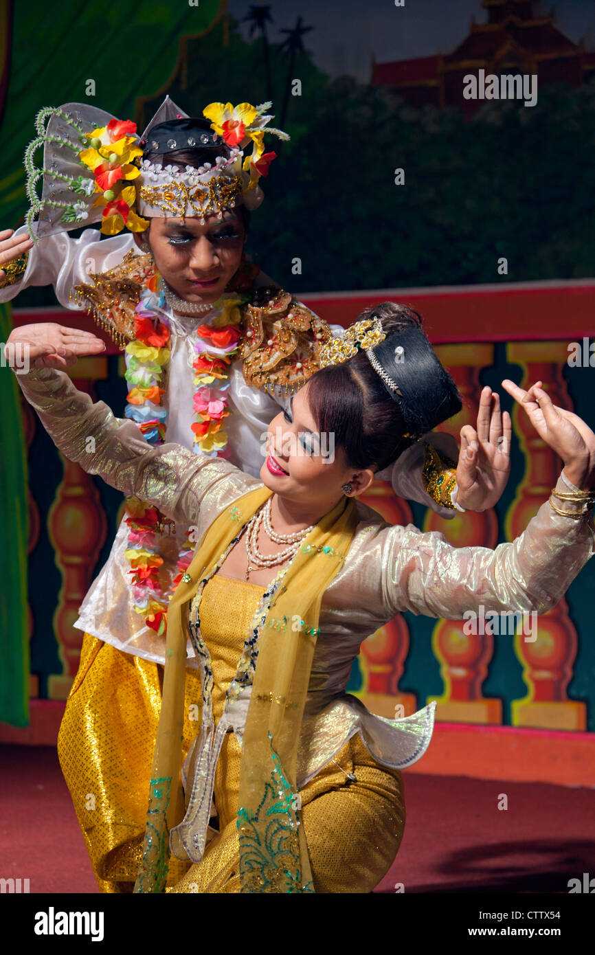 Burmese dancer myanmar hi-res stock photography and images - Alamy