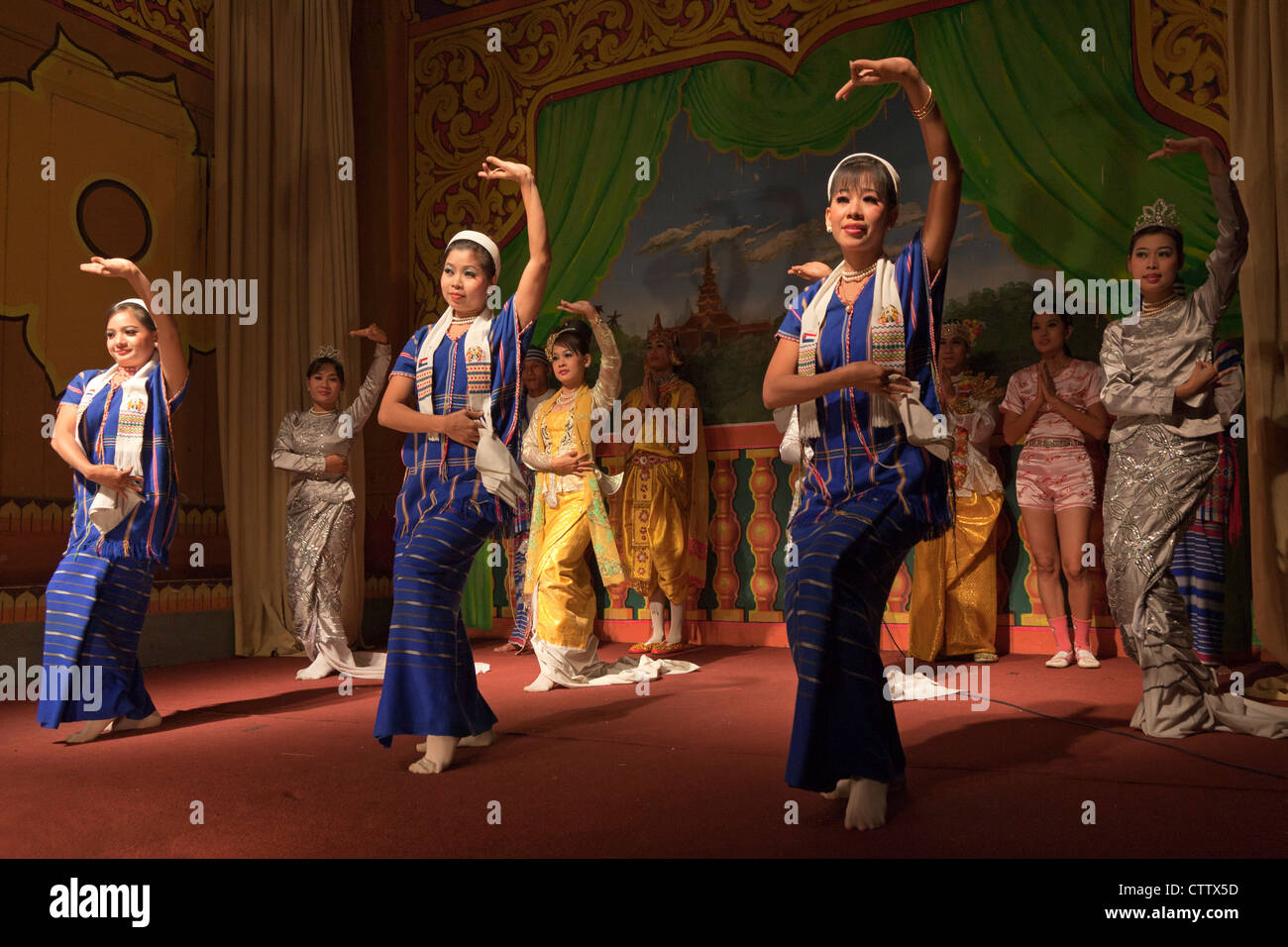 Burmese dancer myanmar hi-res stock photography and images - Alamy