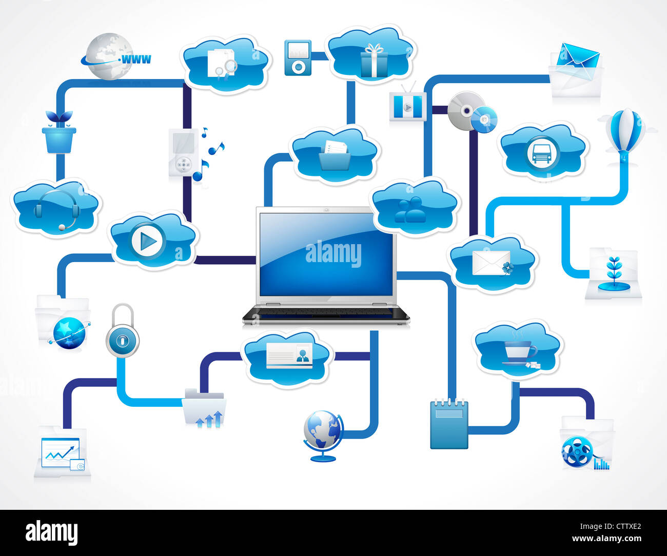 isolated social network laptop communication the computer networks ...