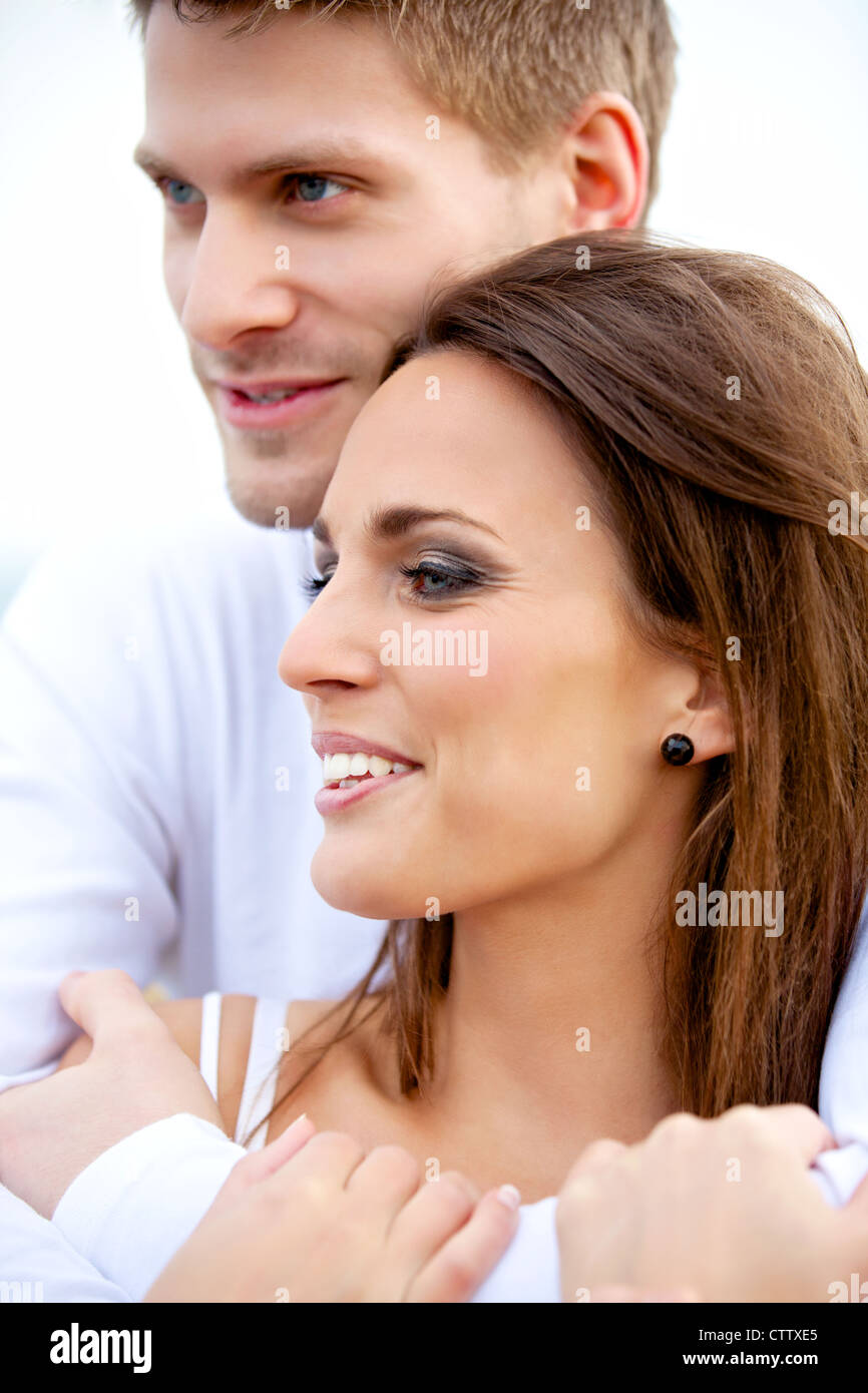 Guy holding girlfriend in arms hi-res stock photography and images - Alamy