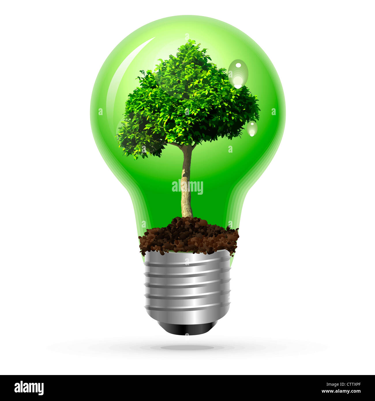 Science tree earth painting hi-res stock photography and images - Alamy