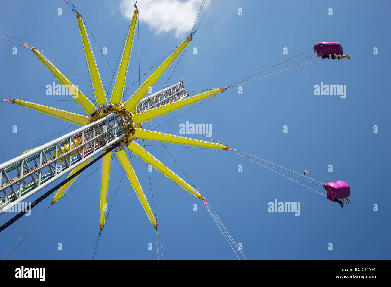 Flying carousel in the sky hi-res stock photography and images - Alamy