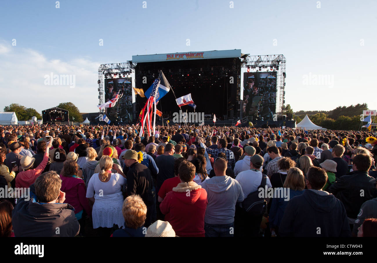 Crowd at a Music Festival Stock Photo - Alamy