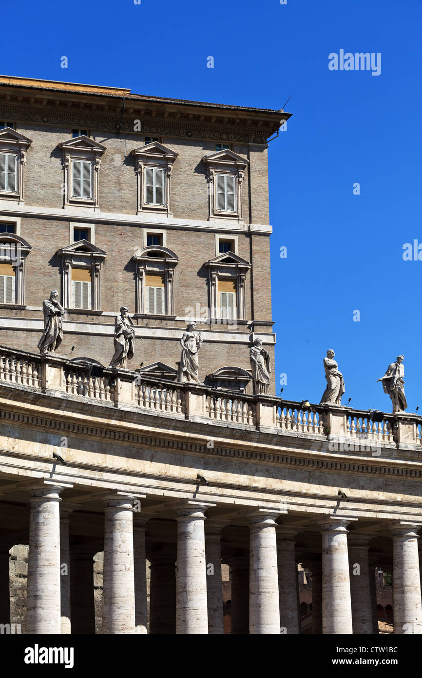 Pope residence building. Vatican. Rome. Europe Stock Photo - Alamy