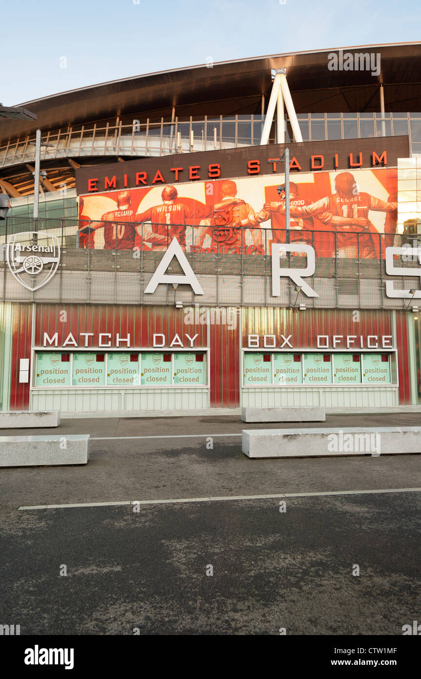 The facade of the Emirates football Stadium in Highbury Stock Photo - Alamy