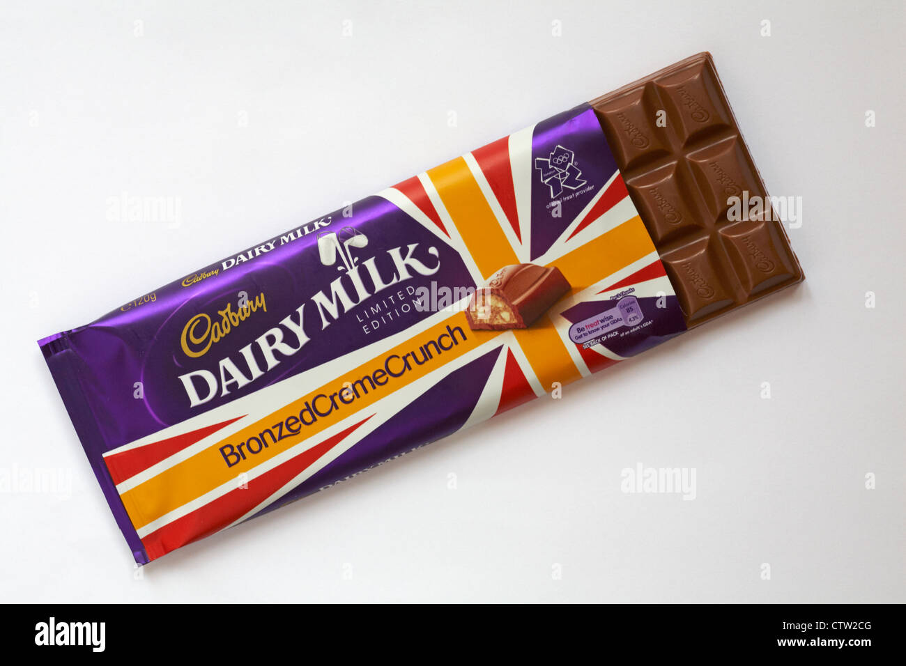 Bar of Cadbury Dairy Milk limited edition Bronzed Creme Crunch ...