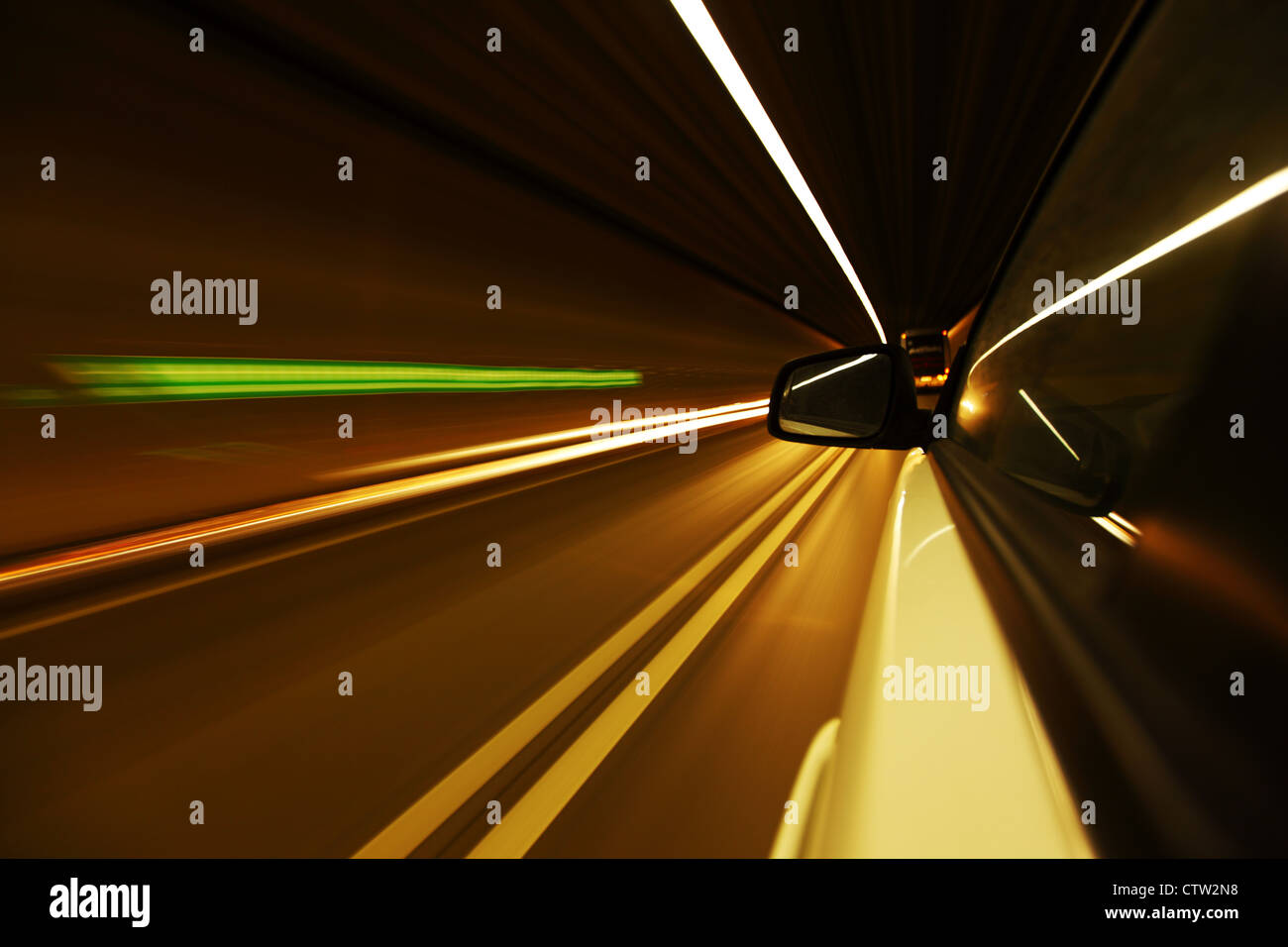 night drive on car Stock Photo - Alamy