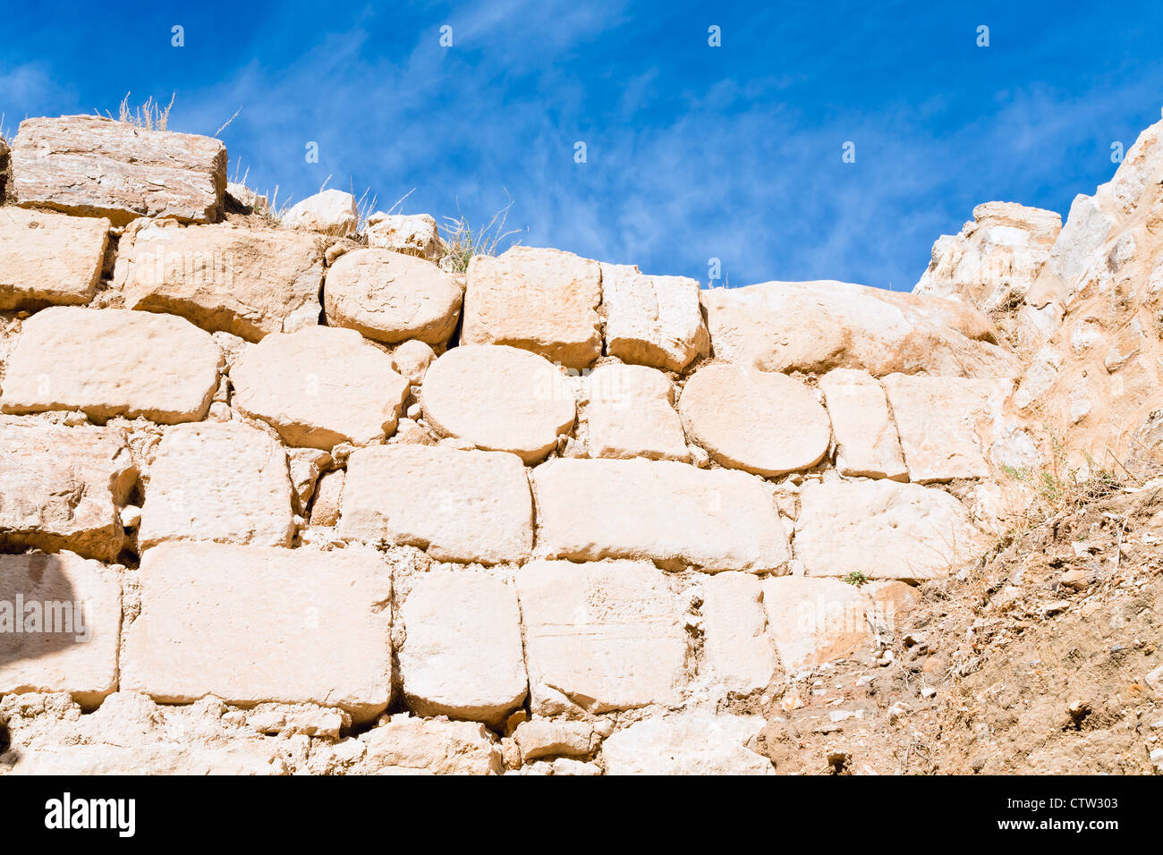 The crusader fort of kerak castle hi-res stock photography and images ...