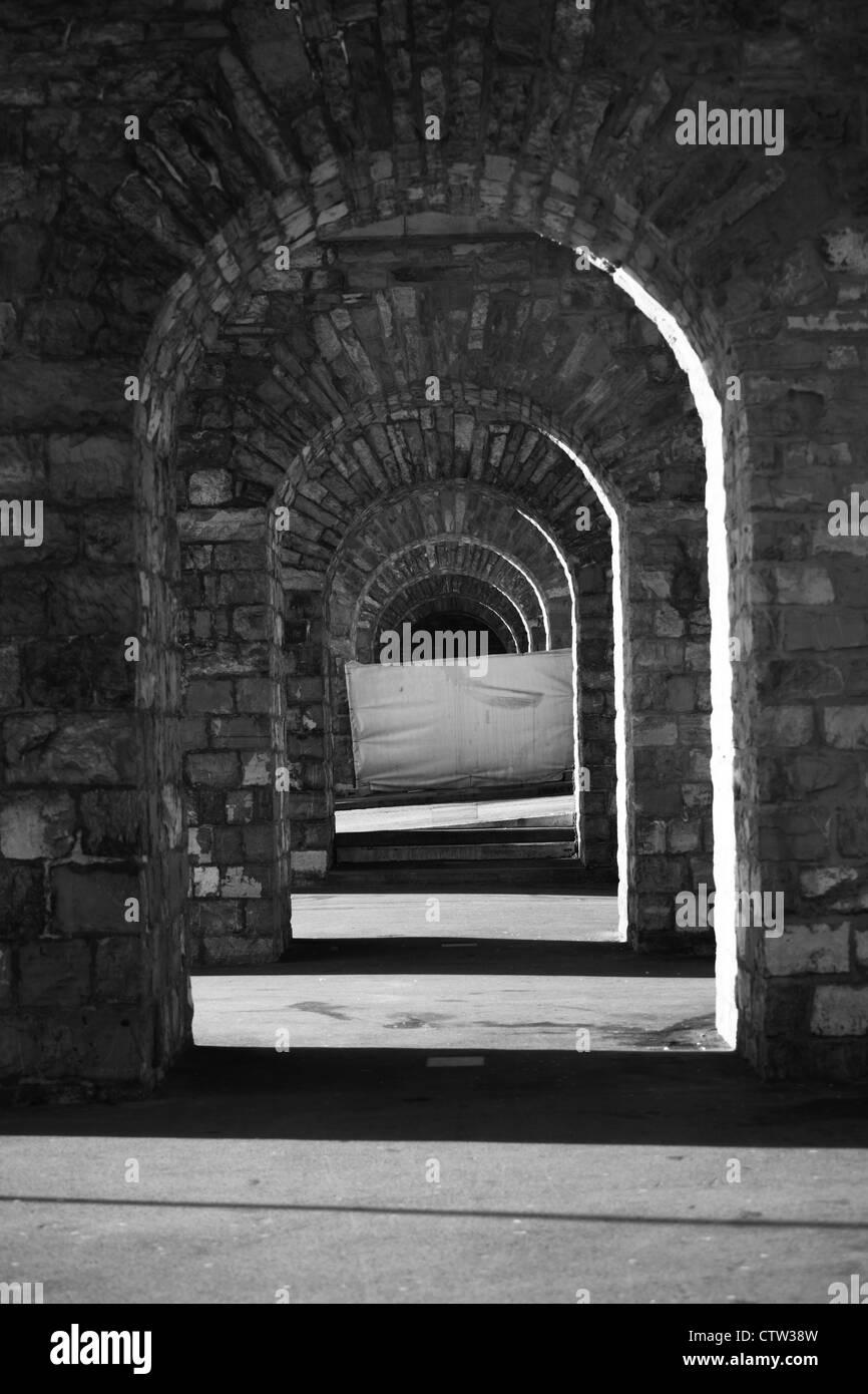 Gothic door frames Black and White Stock Photos & Images - Alamy
