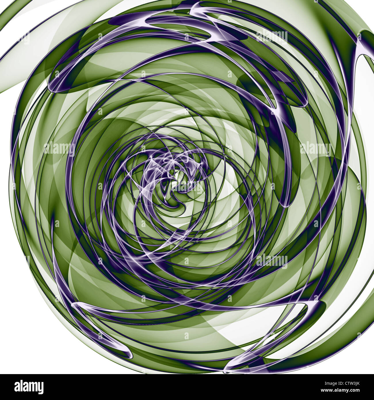 elegant swirl design on a white Stock Photo - Alamy
