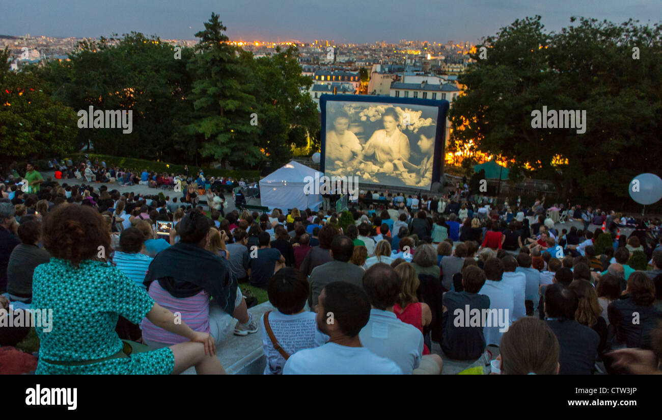 Crowd people audience sitting cinema movies hi-res stock photography ...