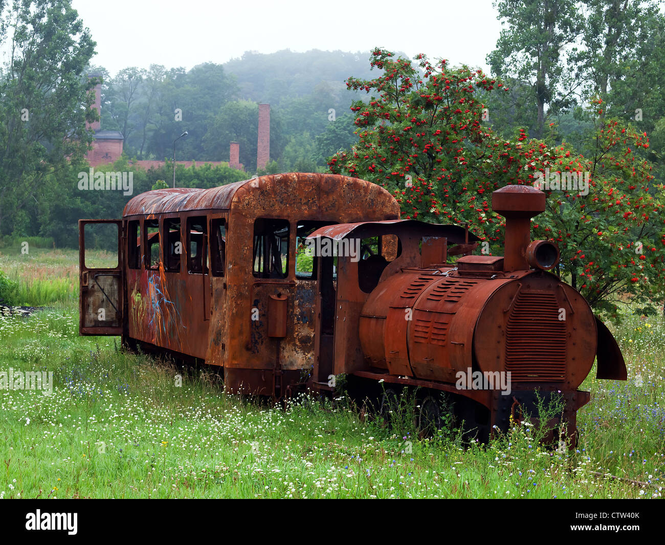 Burnt train hi-res stock photography and images - Alamy