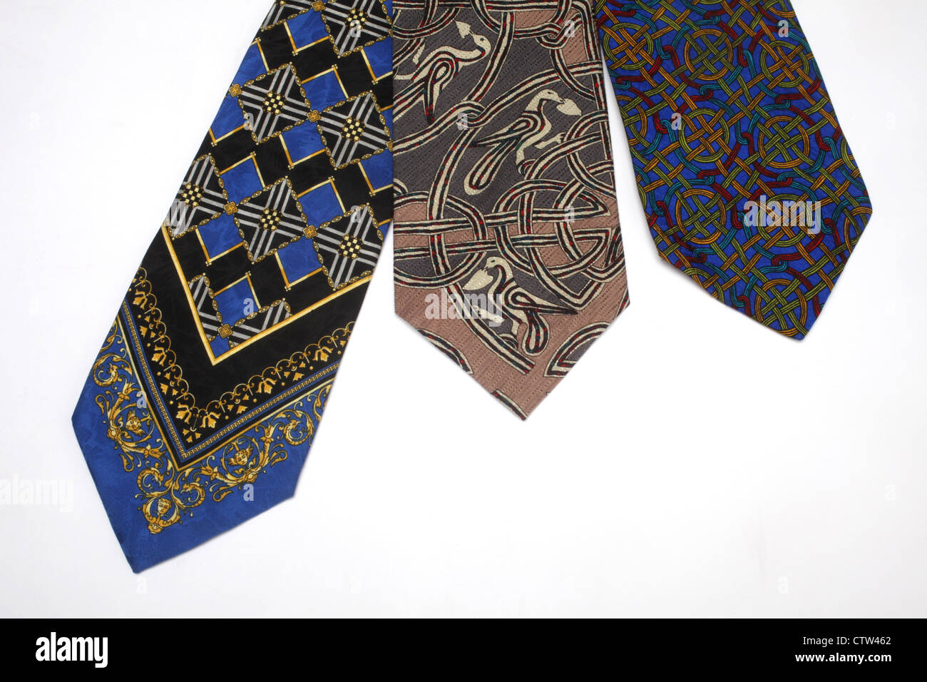 Selection of different colored ties Stock Photo - Alamy