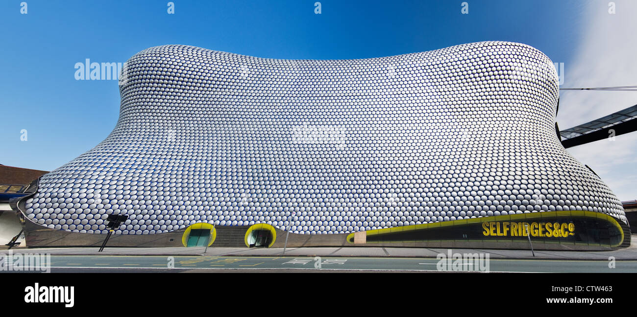 Panoramic view of the Selfridges building, designed by Future Systems ...