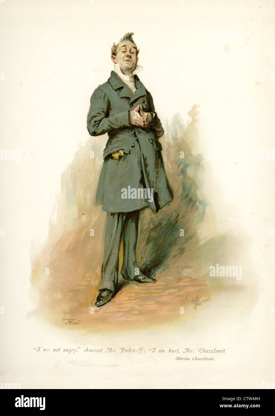 Mr Pecksniff from Martin Chuzzlewit by Charles Dickens. "I' am not ...