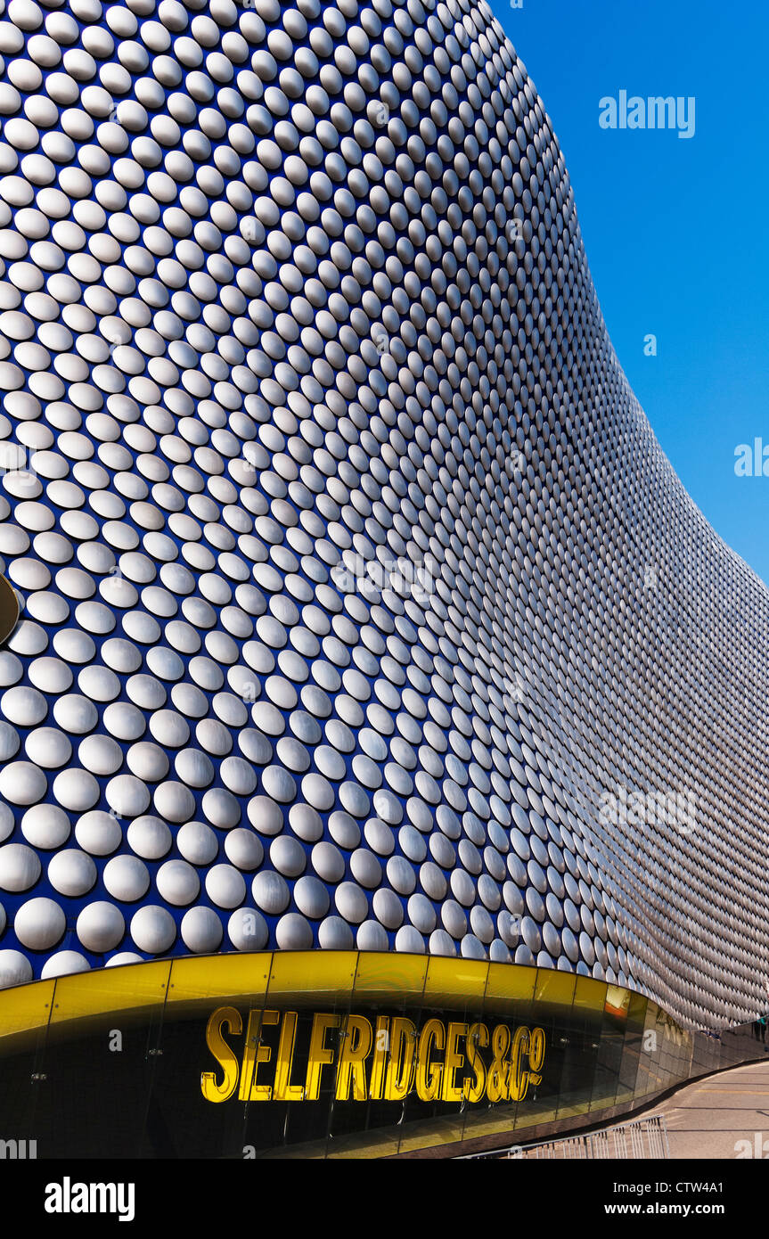 Detail of the Selfridges building, designed by Future Systems, in ...