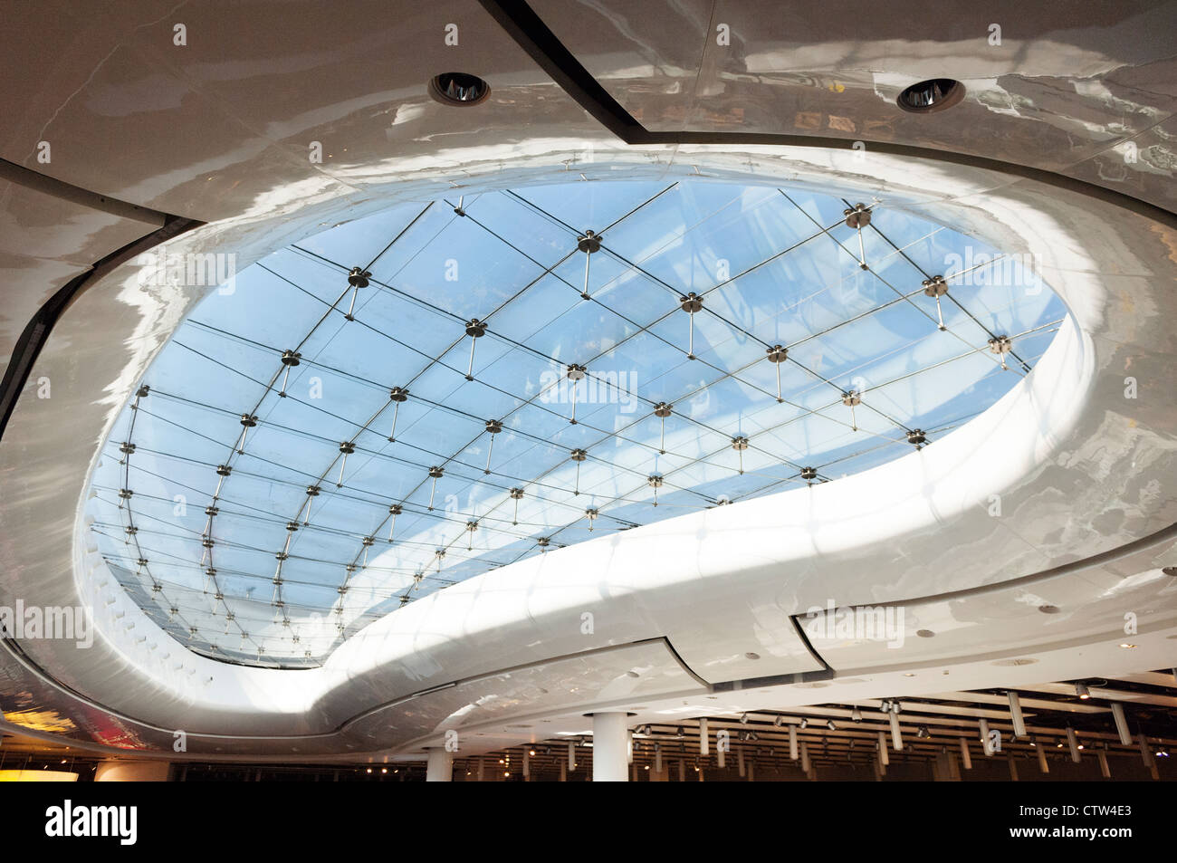 Interior of the Selfridges building, designed by Future Systems, in ...