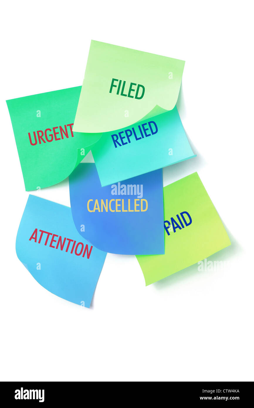 Adhesive note messages hi-res stock photography and images - Alamy