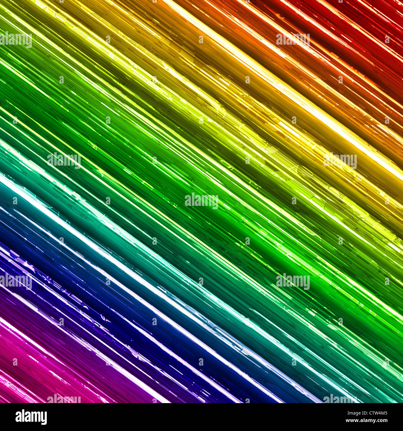 A rainbow colored illustration with textured rainbow colored lines ...