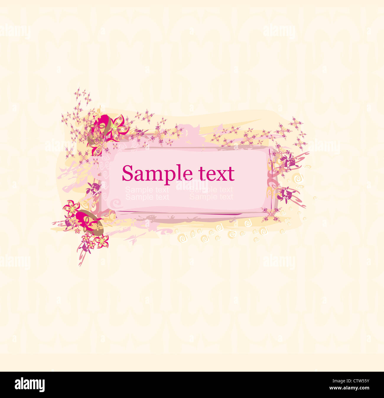 abstract frame with space for your text Stock Photo - Alamy