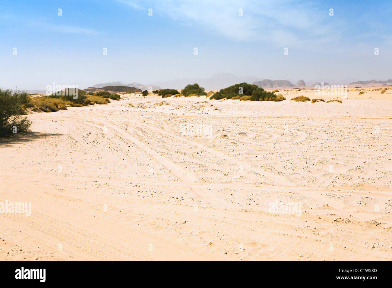 Sand haze in wadi rum desert hi-res stock photography and images - Alamy