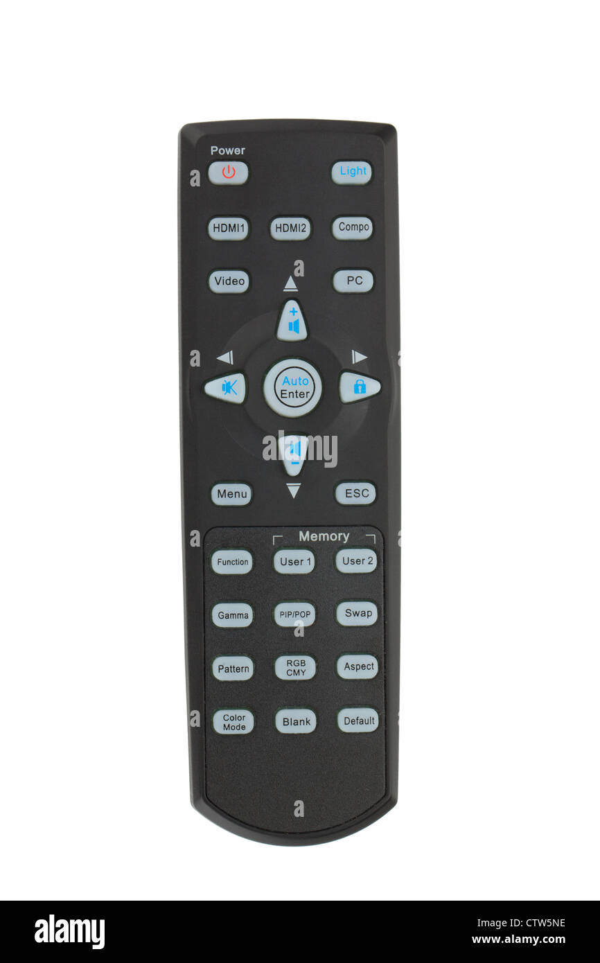 Remote control. Isolated on white background Stock Photo - Alamy