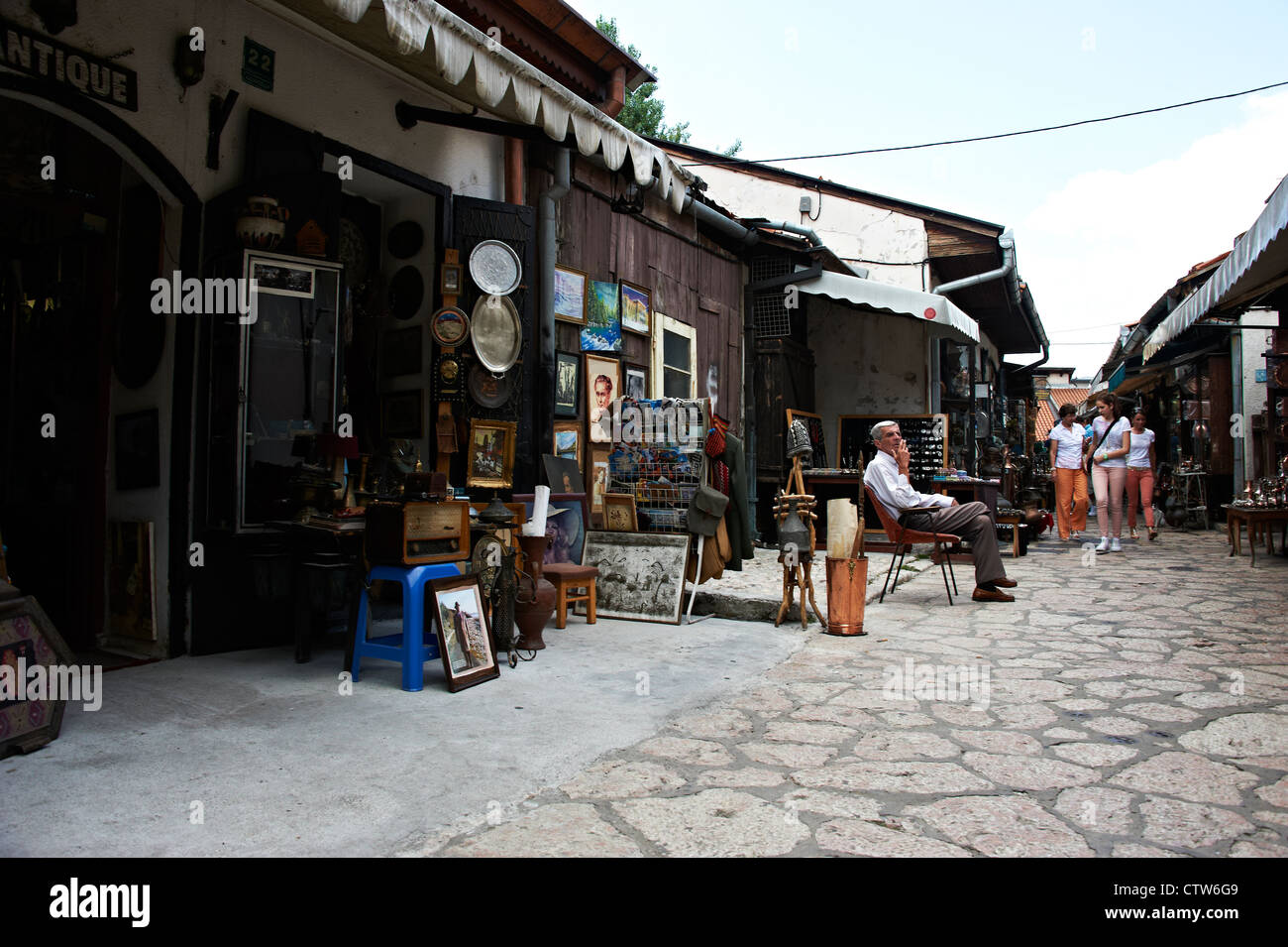Baščaršija - Bashcharshiya the heart of old Sarajevo, Shops in the ...