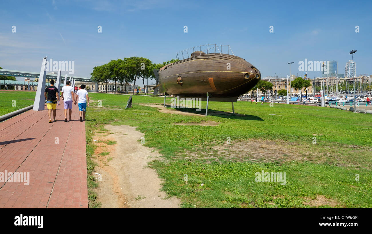 Submarine port vell barcelona hi-res stock photography and images - Alamy