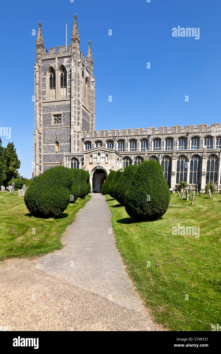 Footpath Through Yew Trees leading to Main Entrance of Holy Trinity ...
