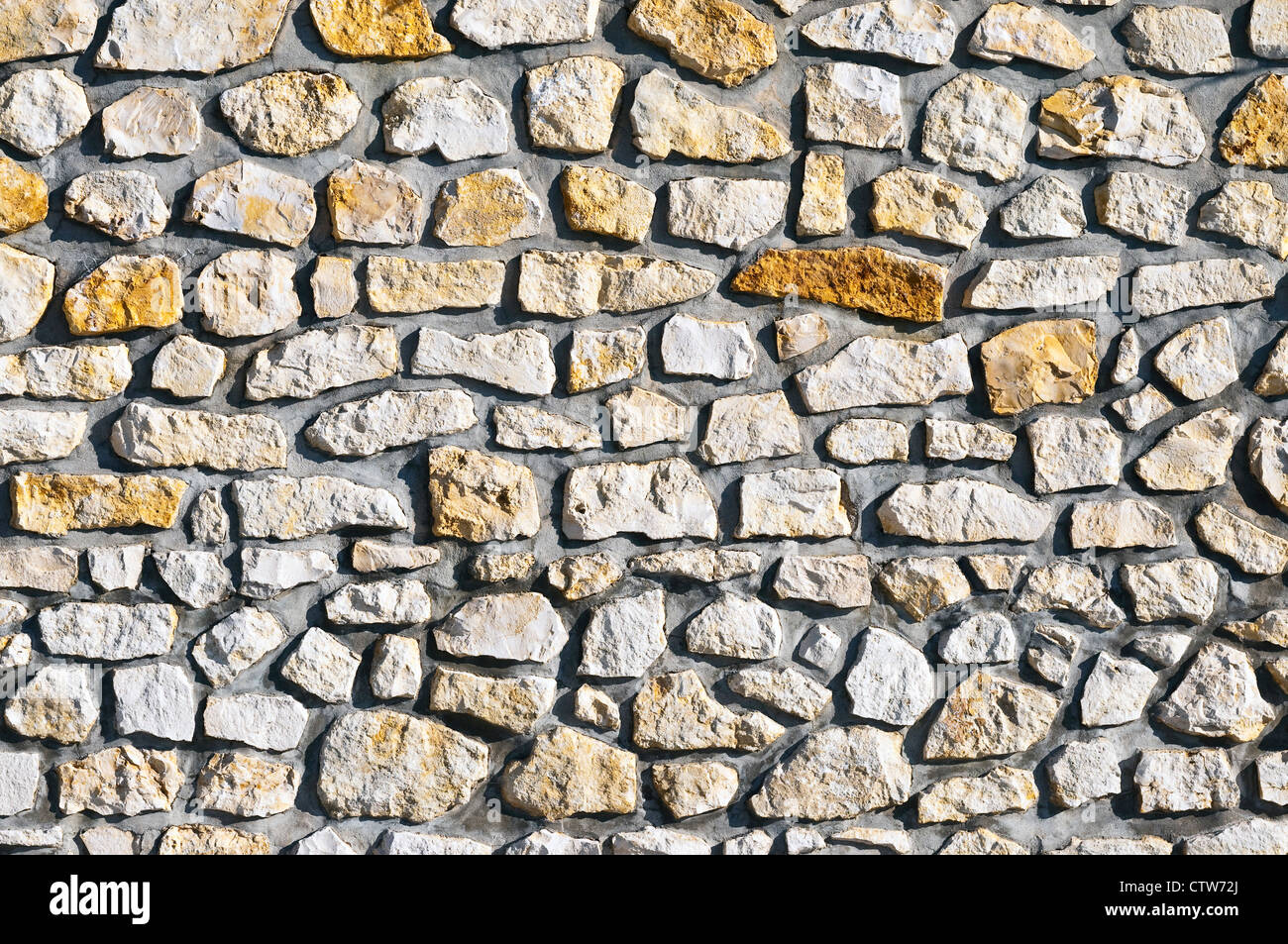 Random local stone wall detail - France Stock Photo - Alamy