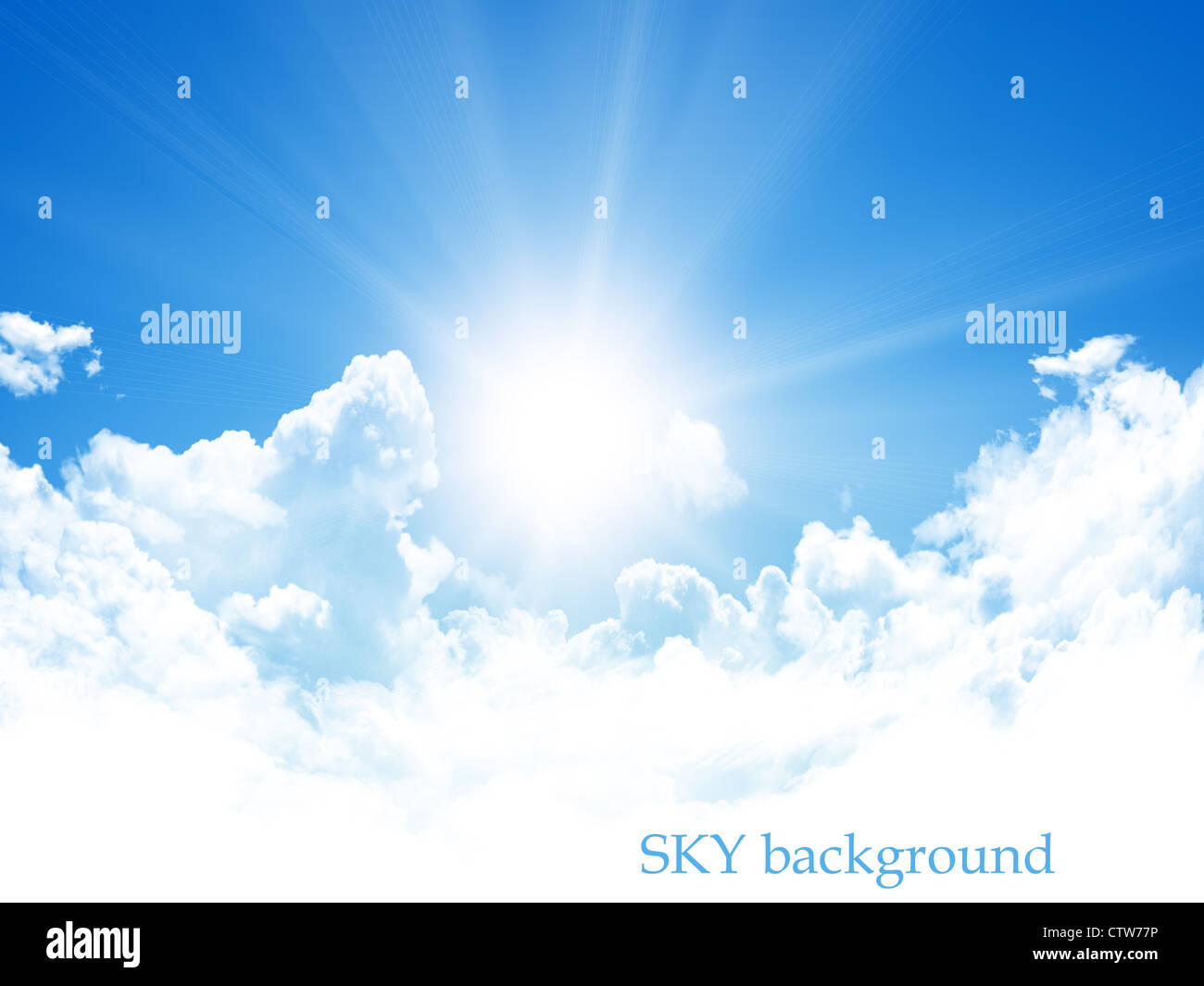 blue sky background Stock Photo - Alamy