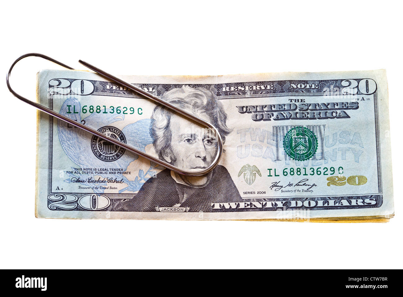 Miniature dollar bills Cut Out Stock Images & Pictures - Alamy