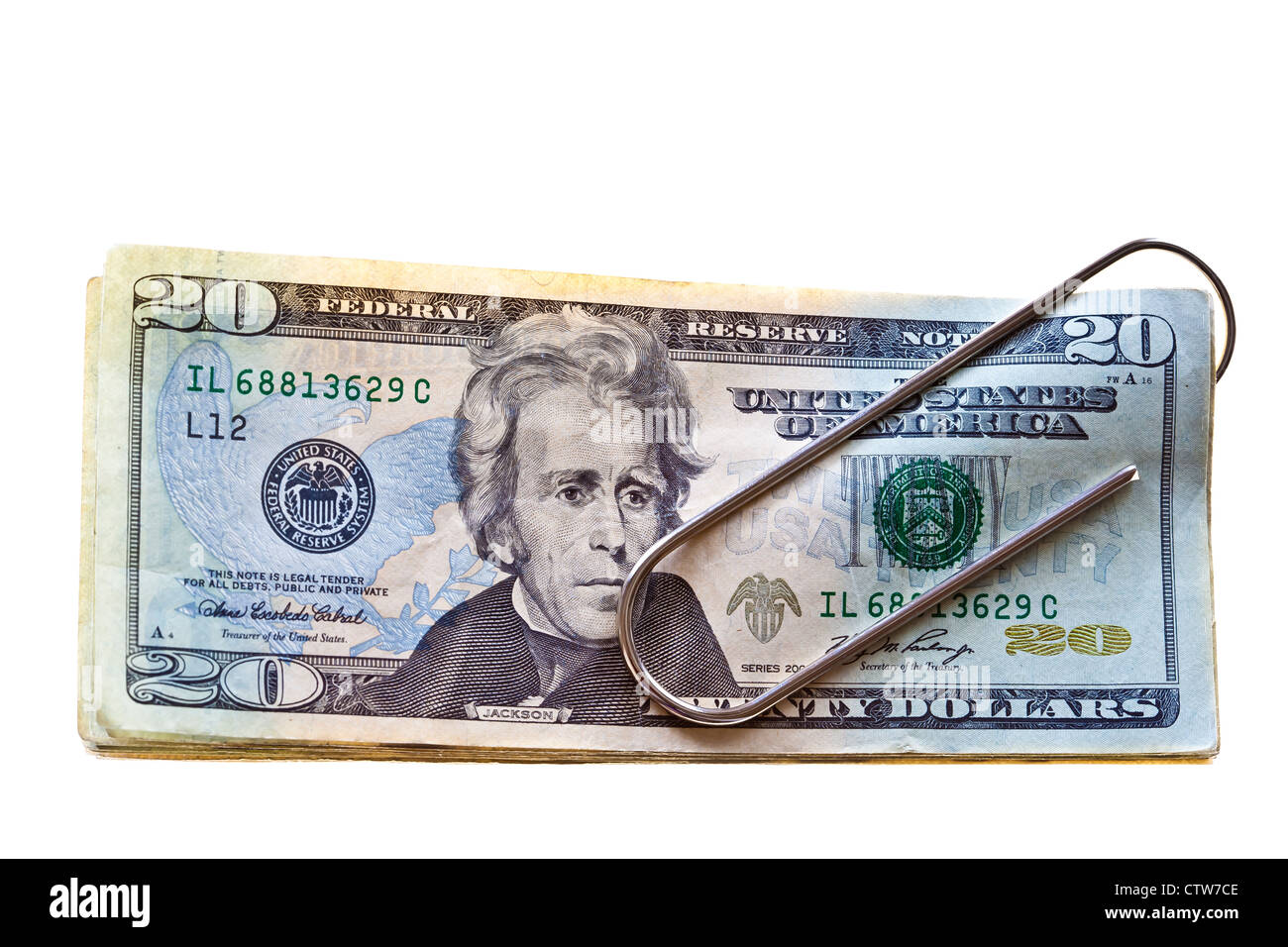 Miniature dollar bills Cut Out Stock Images & Pictures - Alamy