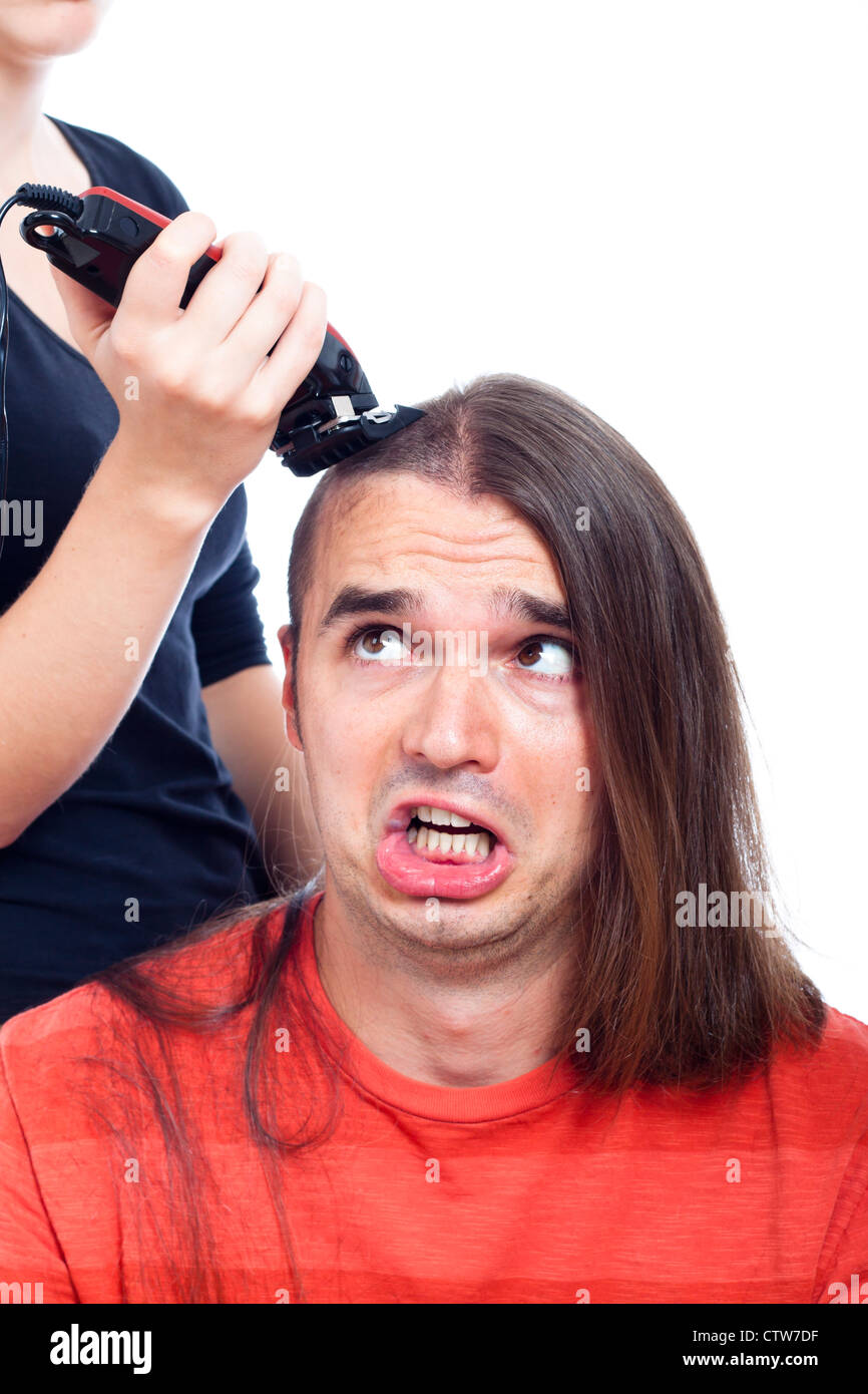 Punk hair cut hi-res stock photography and images - Alamy