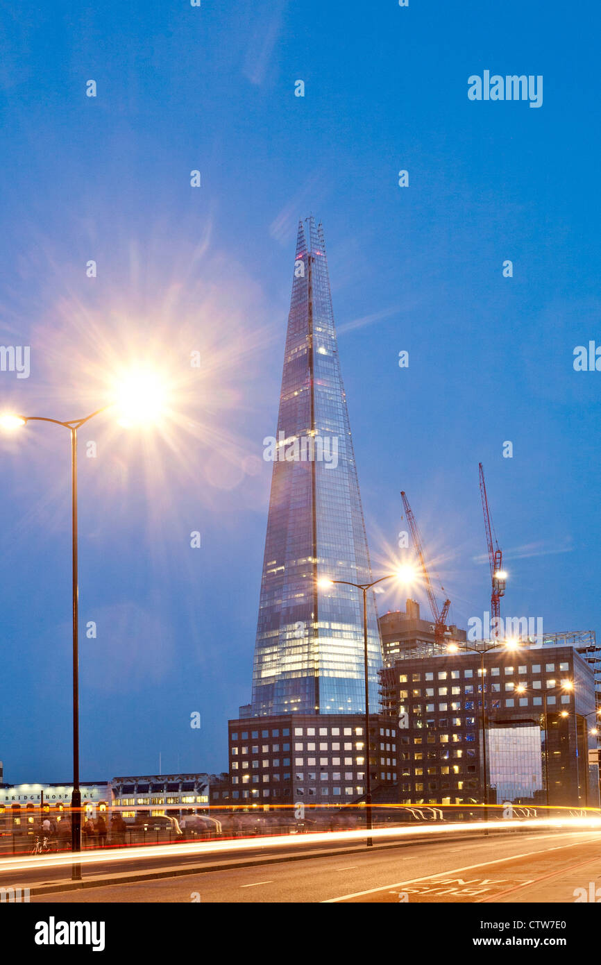 The Shard at twilight, London, England, UK Stock Photo - Alamy